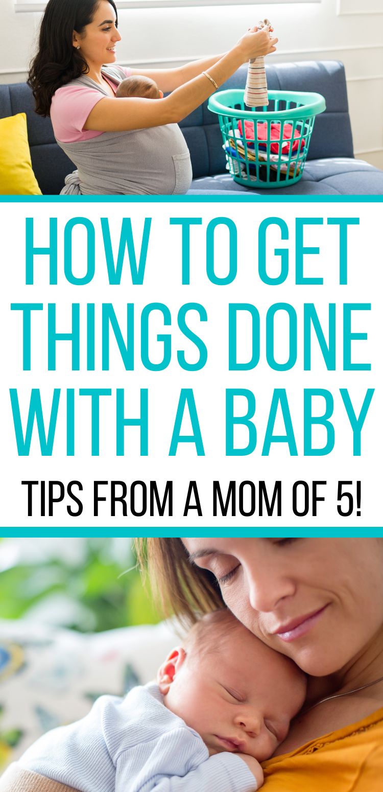 how to get stuff done with a baby - Simple Living Mommy