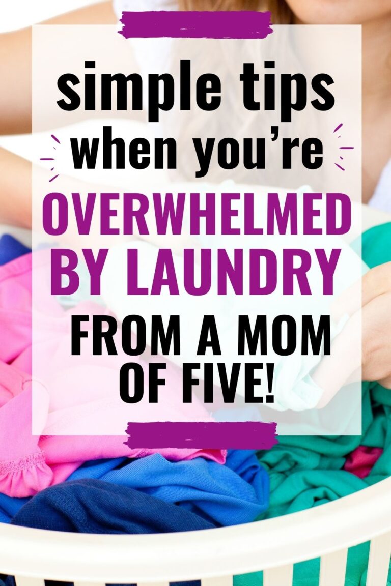 Overwhelmed by Laundry? Life-Changing Tips to Catch Up! - Simple Living ...