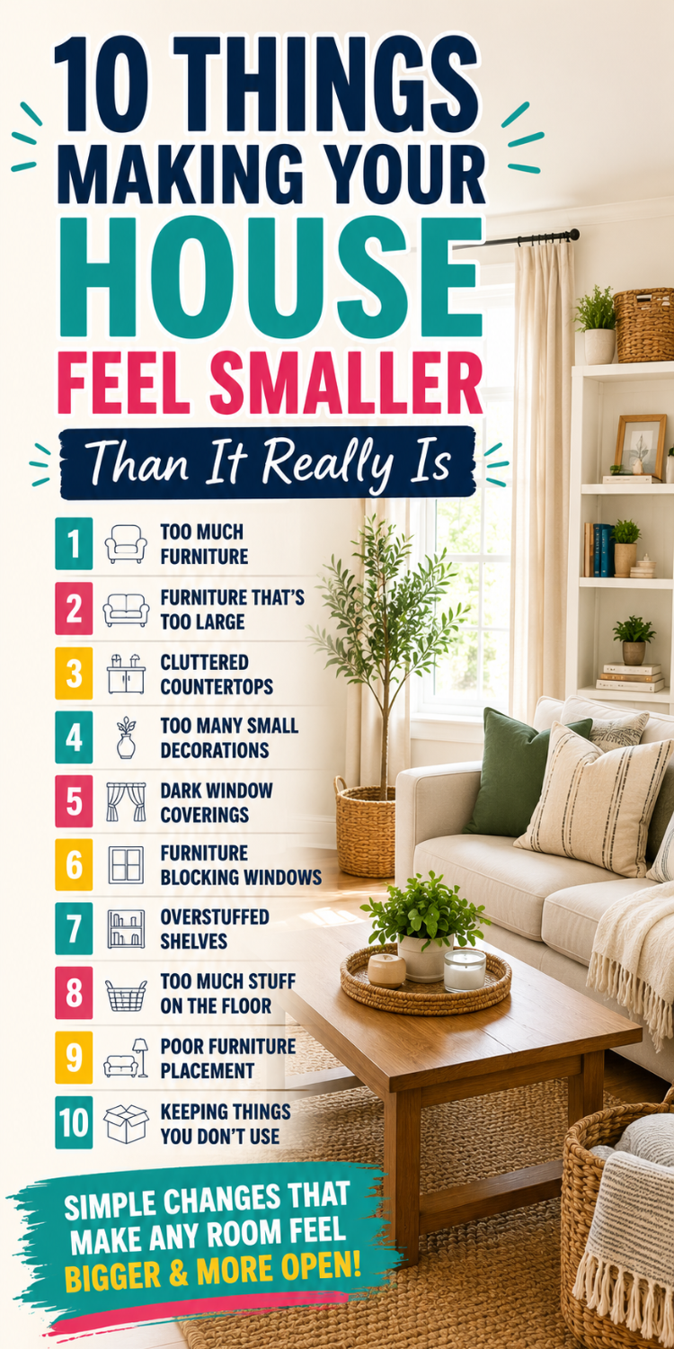 10 Things Making Your House Feel Smaller Than It Really Is - Simple ...